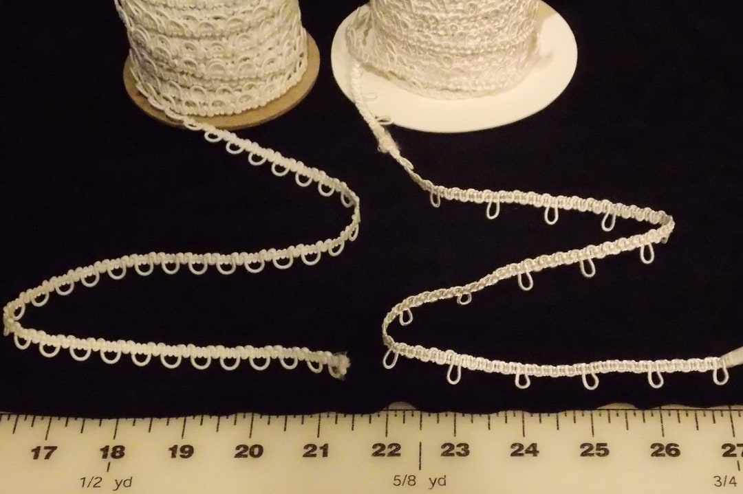 White Button Loop / Bridal Button Loop Tape - Etsy