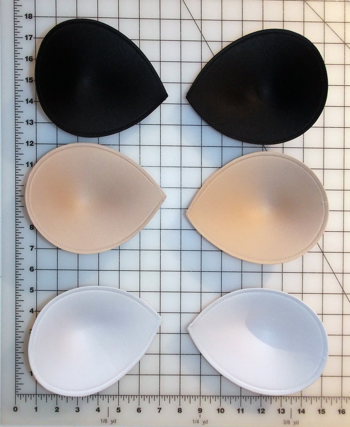 Tear Drop Shaped Bust Cups -sizes A Through H - Etsy