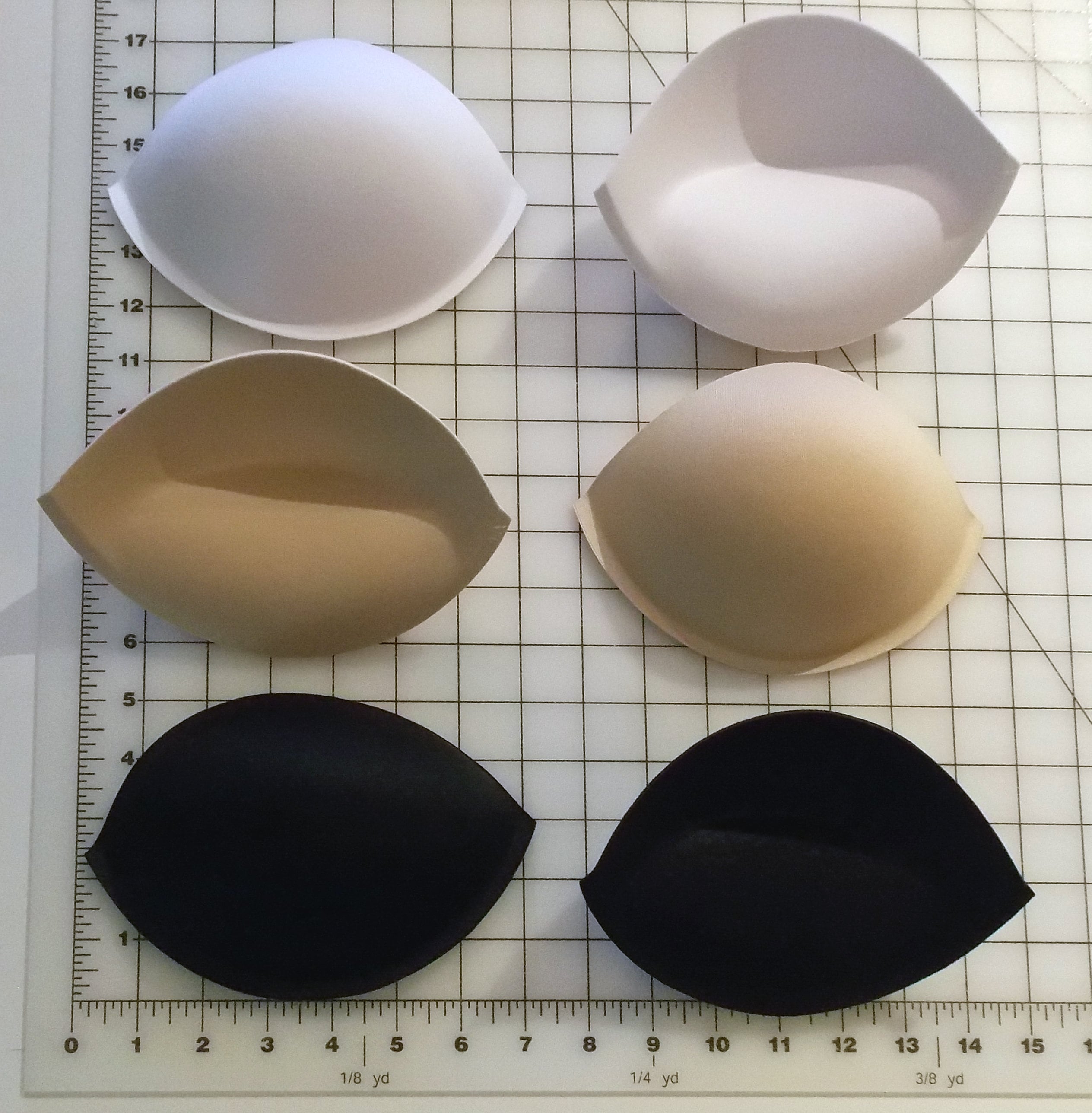 Gel Bust Cups - Sizes A to H - Beige, Black, or White - Etsy