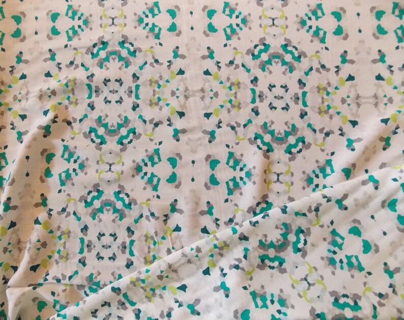 Abstract Confetti Design Rayon Challis Fabric by the Yard - Etsy