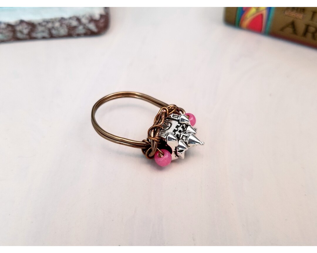 Castle Ring in Pink, Fairy Tale, Wedding, Bridesmaid, Gothic ...