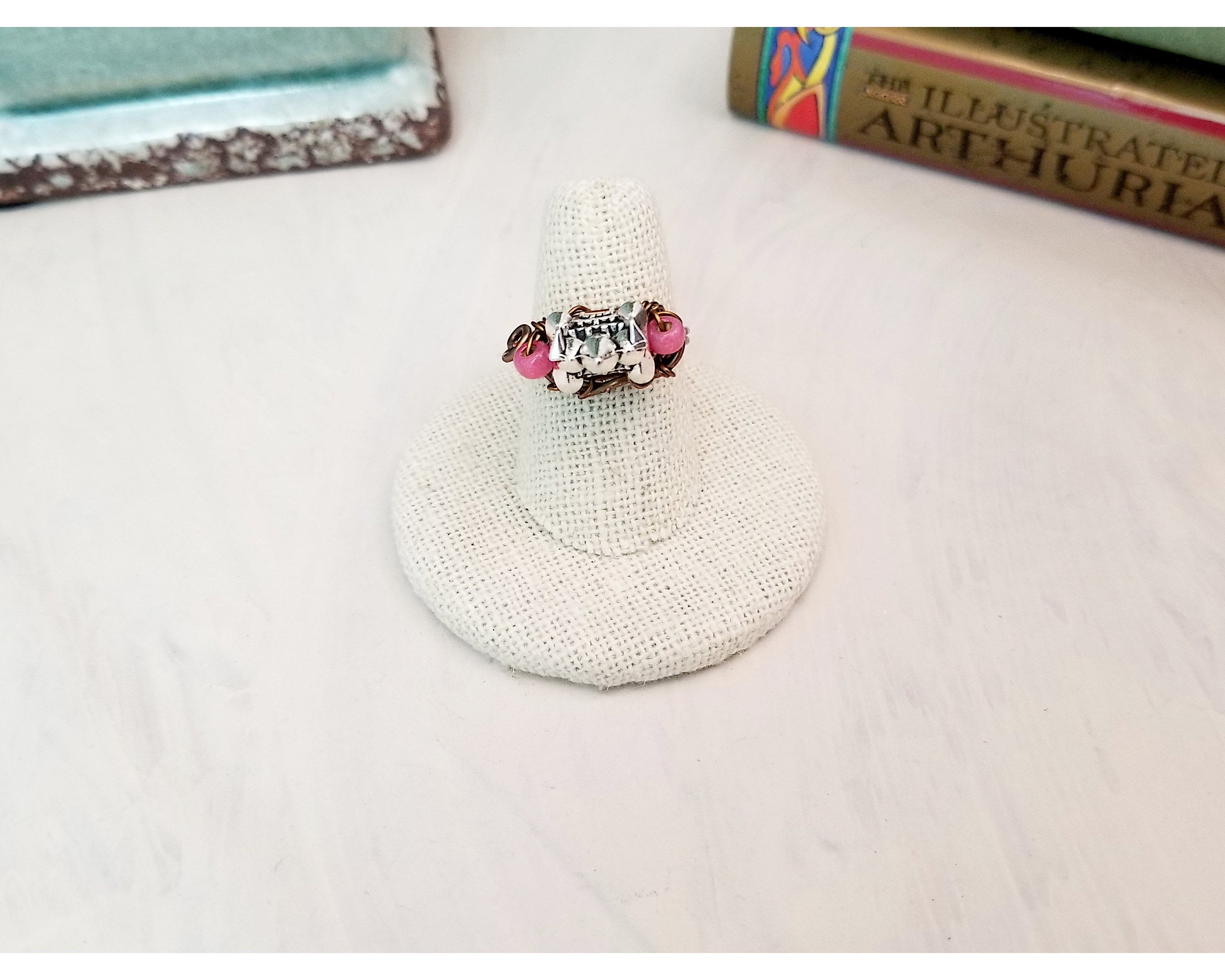 Castle Ring in Emerald Green, Fairy Tale, Wedding, Bridesmaid, Gothic ...