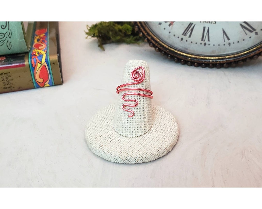 Wire Snake Ring, Simple, Minimalist, Adjustable, Boho, Bohemian, Gothic ...