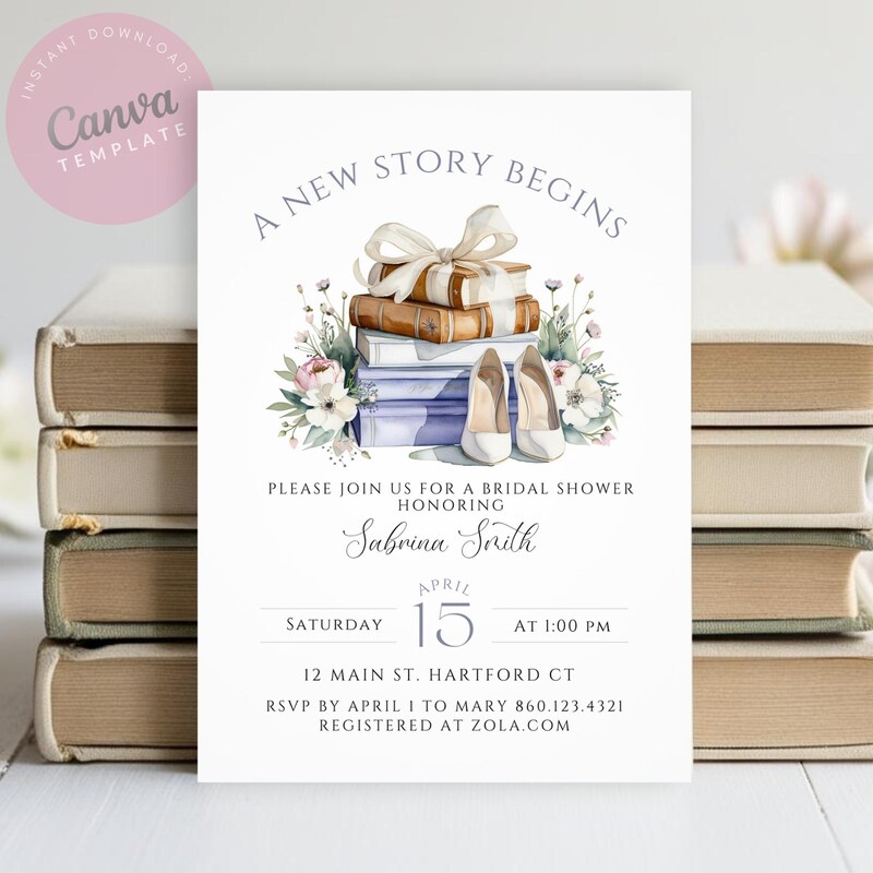 Storybook Invitation - Etsy