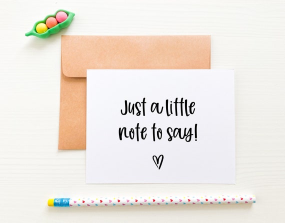 Just A Little Note to Say A Baby is on the Way Pregnancy - Etsy