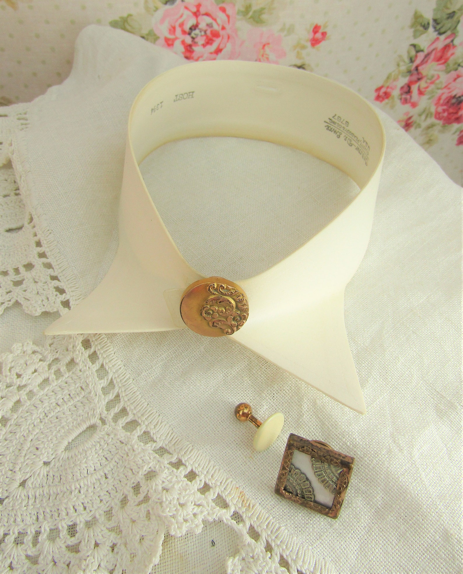 Antique Edwardian Collar Arrow De Luxe 1910s Celluloid Collar - Etsy