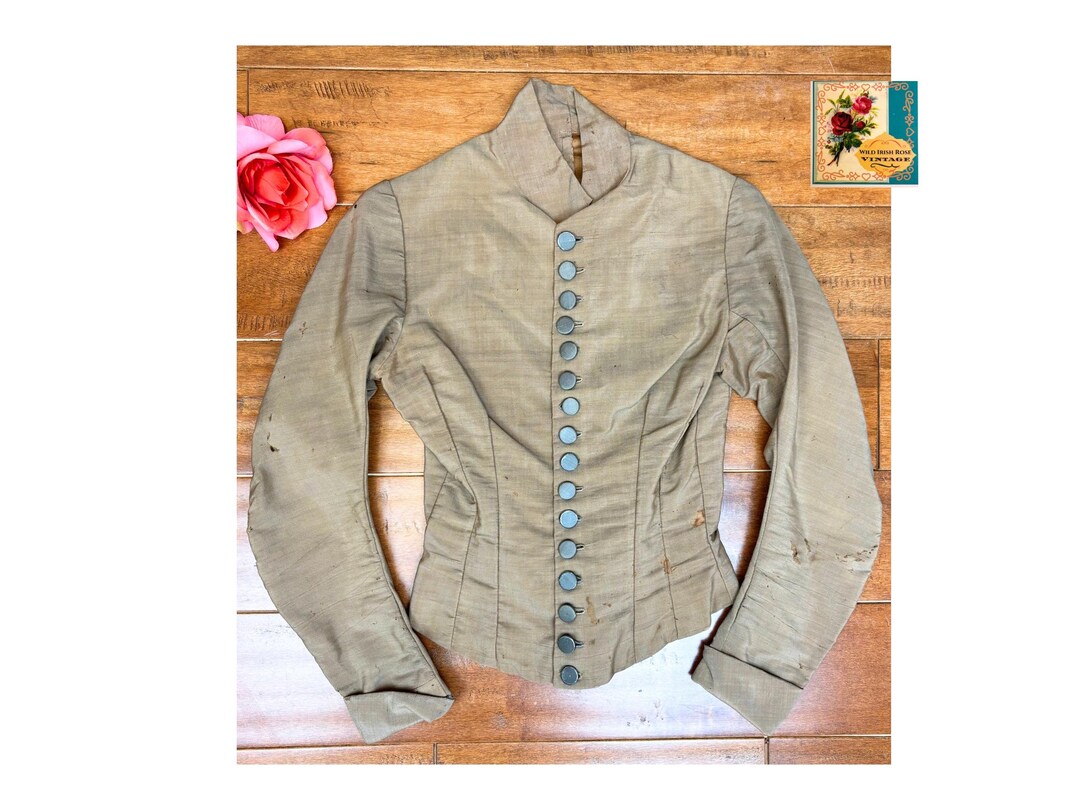 Victorian Bodice Antique Blouse 1870’s Ladies Bodice Vintage 1880's ...