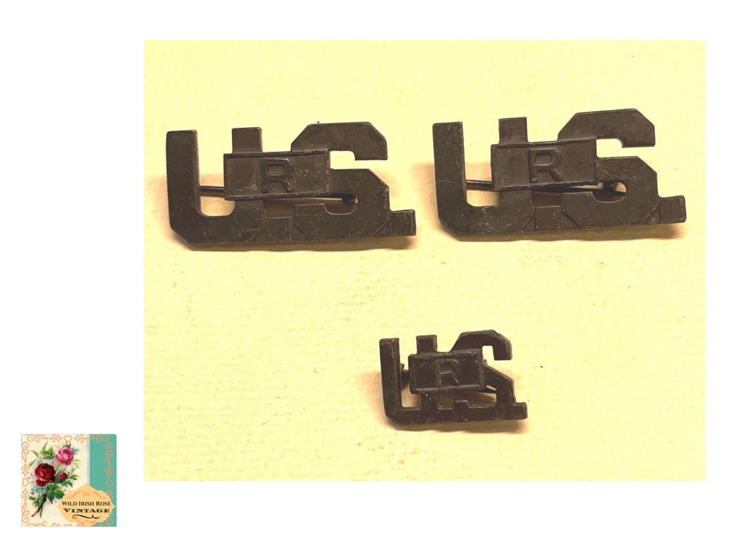 World War 1 US Army Reserve Collar Device Pin WW1 US Army Reserve ...
