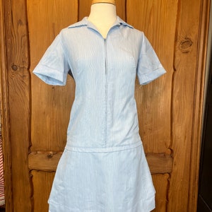 Vintage Waitress Uniform Vintage Waitress Dress Nylon Waitress Uniform ...