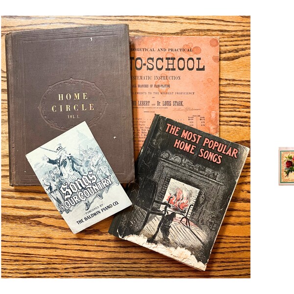 Vintage Piano Books - Etsy