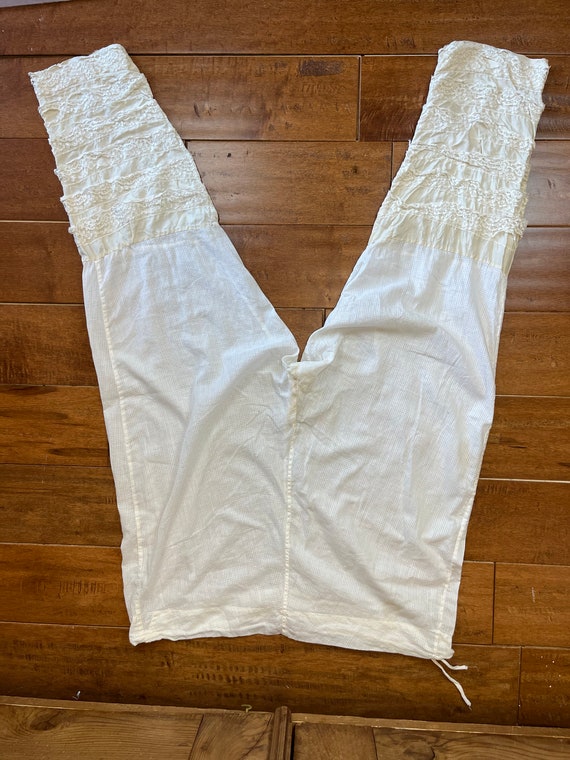 Antique Victorian Pantaloons 1800’s Long Bloomers Lad… - Gem