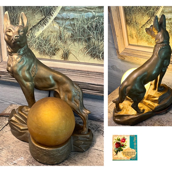 Dog Lamp - Etsy