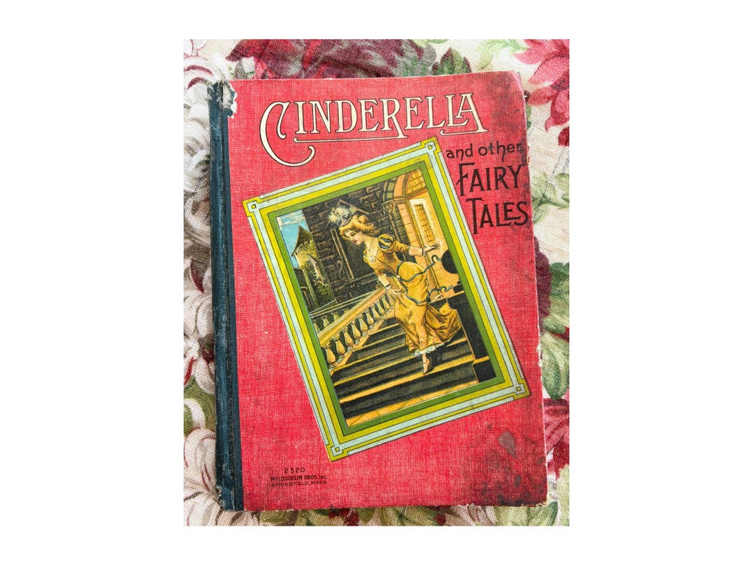 Victorian Book Antique Cinderall Book Hardcover Victorian 1800’s ...