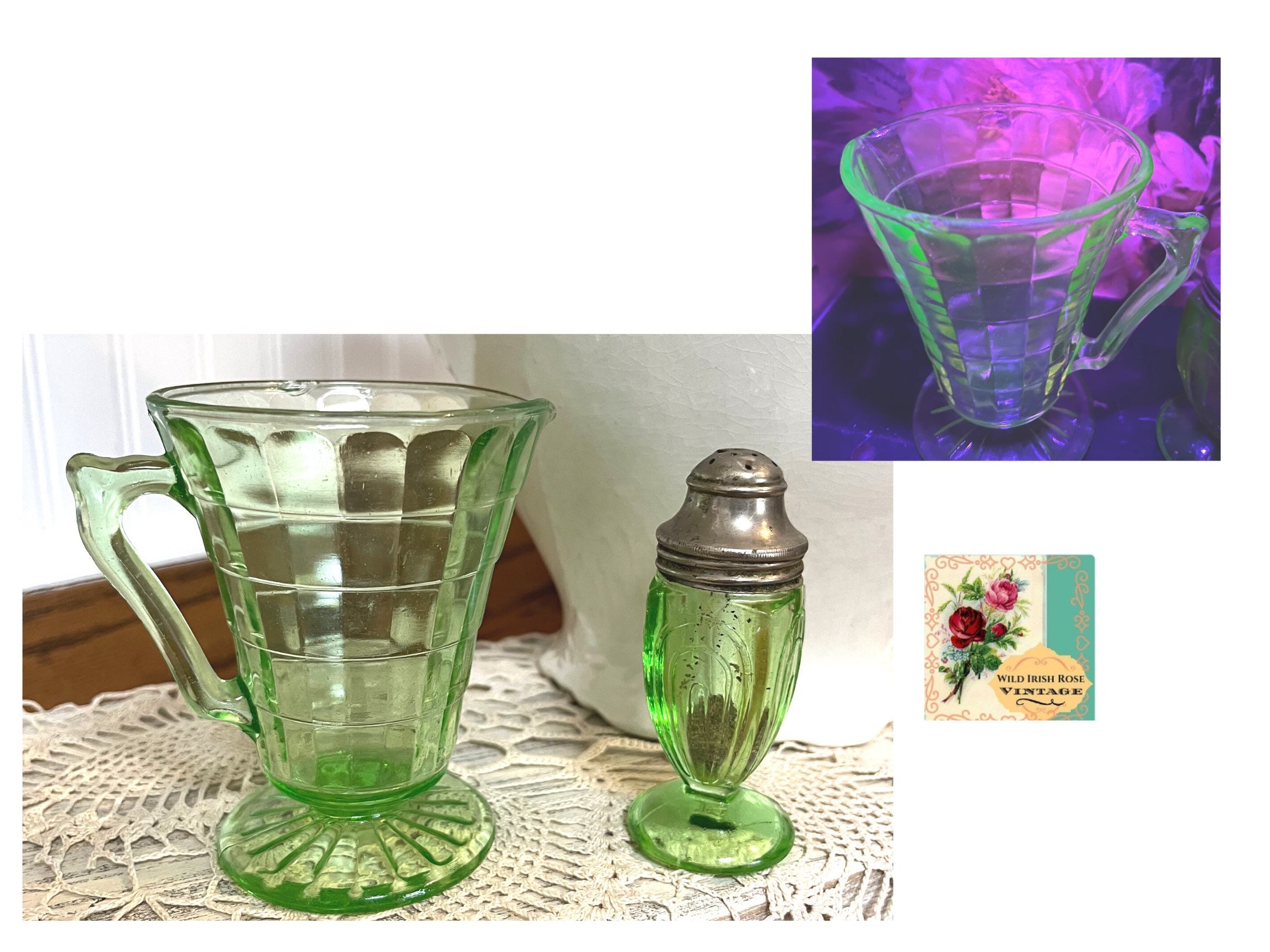 Old Vaseline Glass