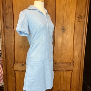 Vintage Waitress Uniform Vintage Waitress Dress Nylon Waitress Uniform ...