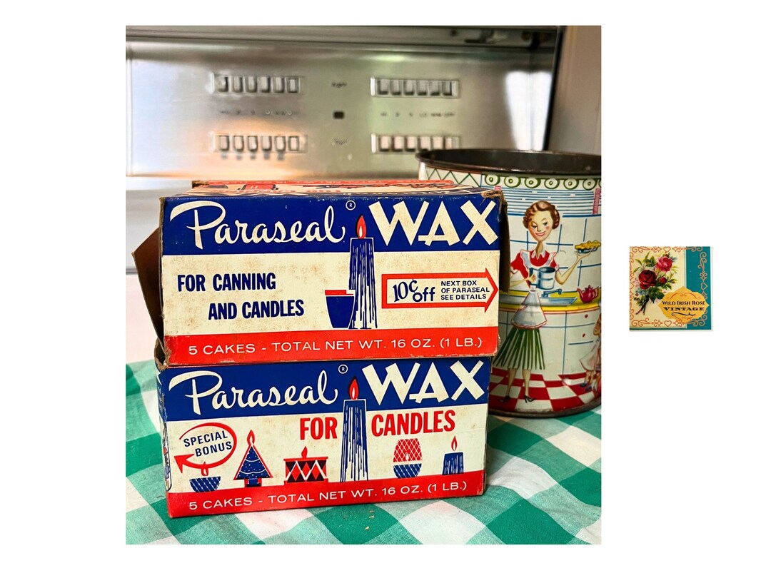 Vintage Canning Wax 1950s Paraseal Wax for Canning Unused in Original ...