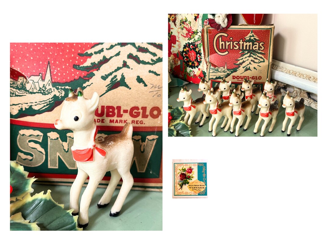 1950s Bradford Rudolf Reindeer Vintage Rudolf the Red Noses - Etsy