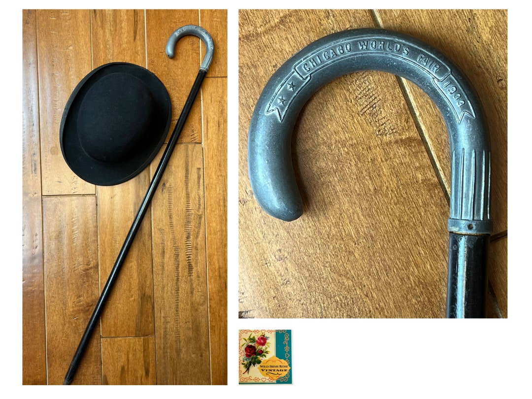 1933 Worlds Fair Souvenir Walking Cane Art Deco Walking Cane - Etsy