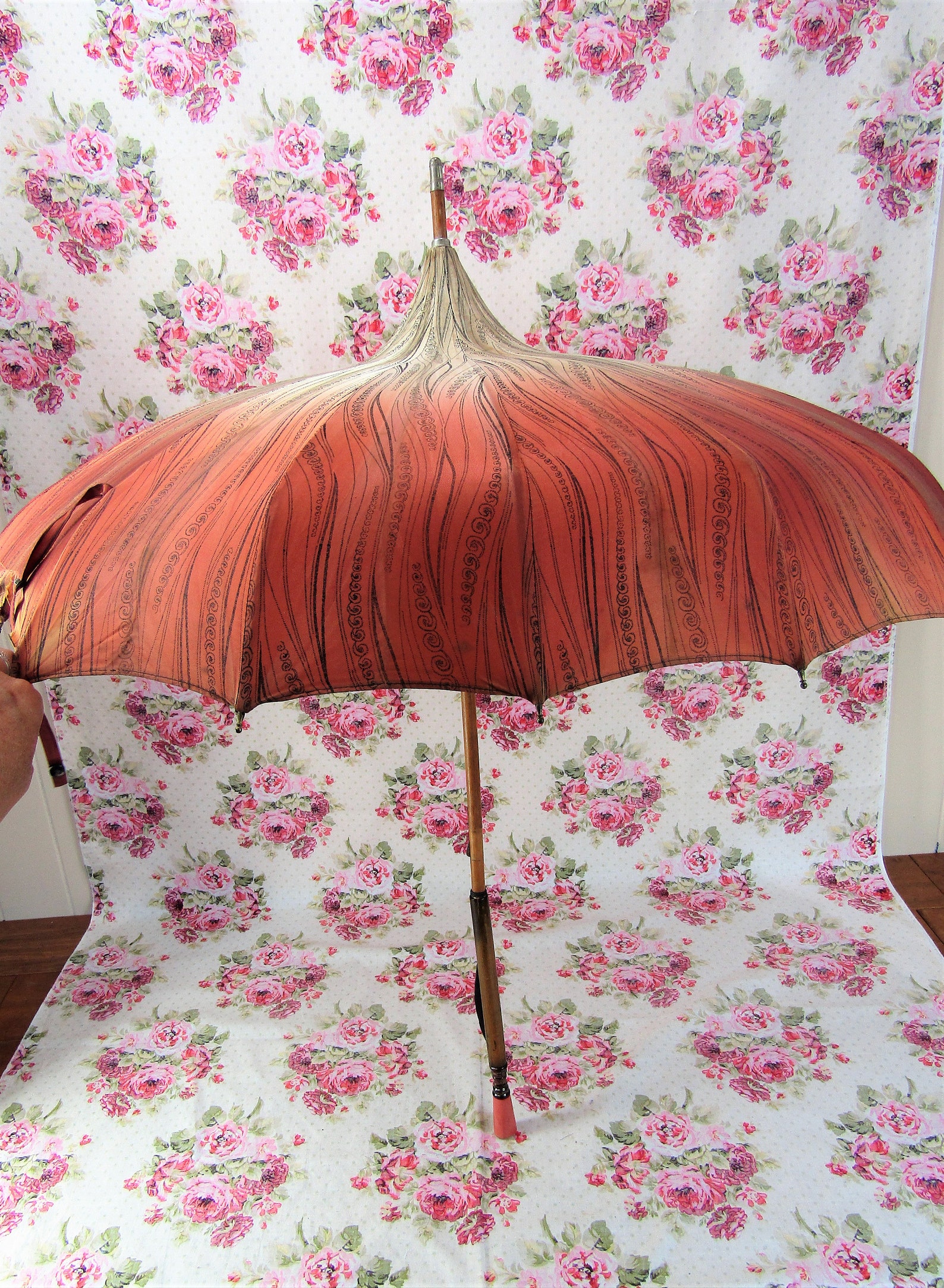 Antique Parasol 1800s Parasol Victorian Pagoda Parasol Unusual | Etsy