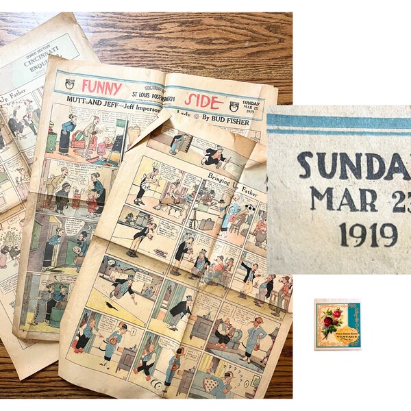 Antique Comics - Etsy