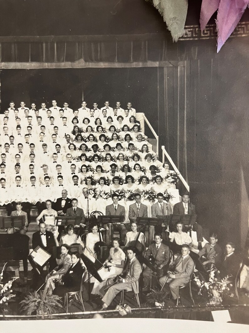 Vintage 1948 Class Graduation Photo Vintage Midcentury School - Etsy