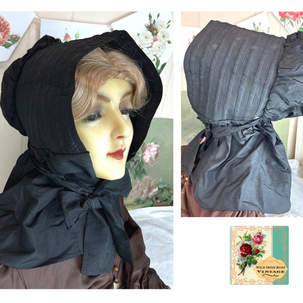 Mourning Bonnet - Etsy