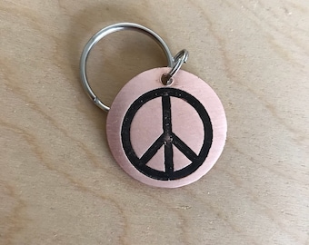 Peace Sign Dog Tag - Etsy