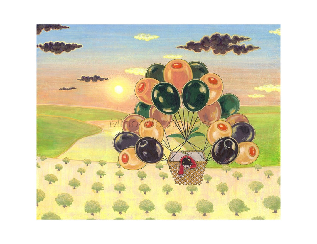 Olive Fairy - Vegetable Spirit Series Illustration - Vegetable Art ...