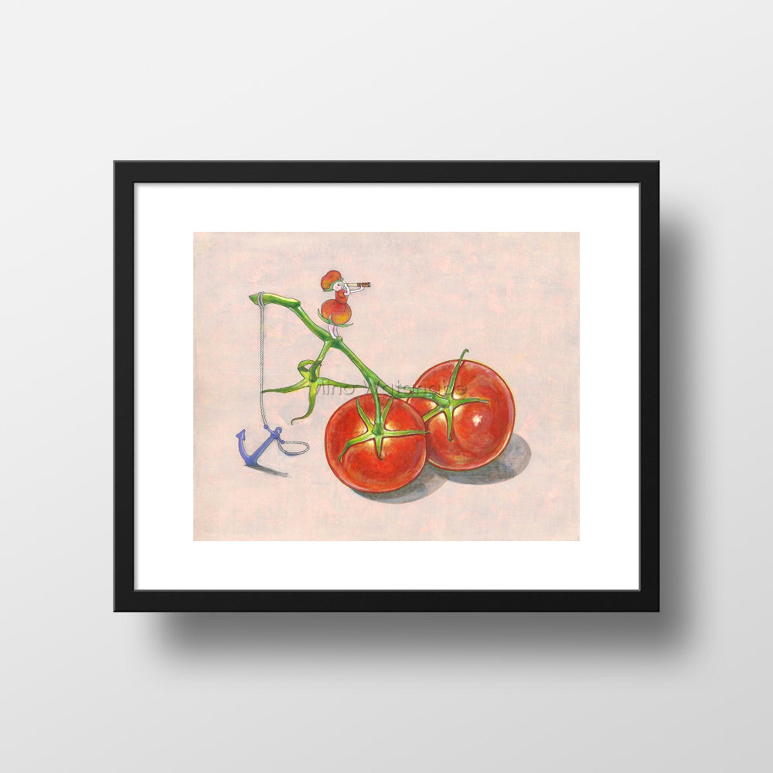 Tomato Fairy - Vegetable Spirit Series Illustration - Vegetable Art ...