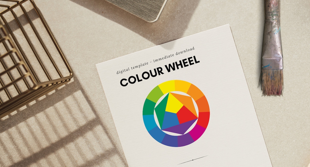 Color Wheel: Digital Template With Painting and Printing Instructions ...