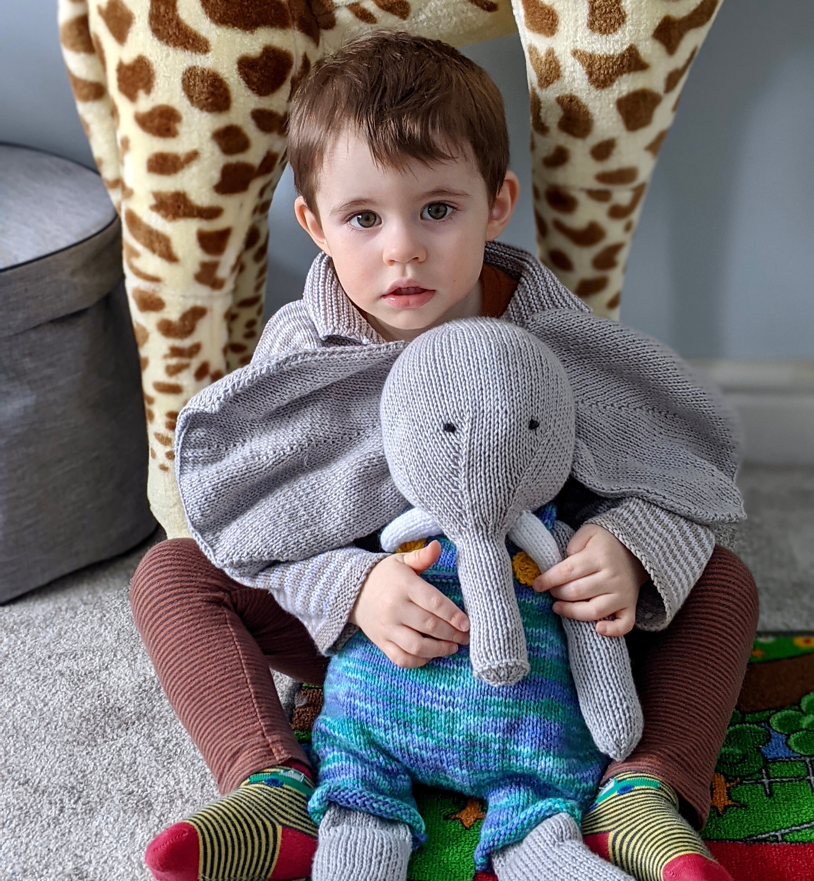 Edmund Elephant DIGITAL KNITTING PATTERN Cuddly Knitted | Etsy