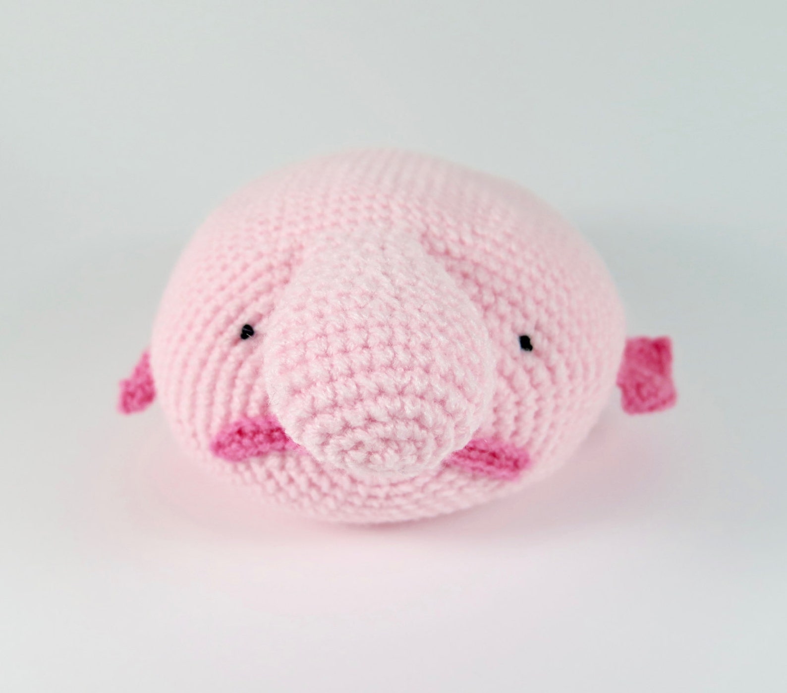 Blobfish Plush Amigurumi Pattern Bertha the Blobfish Easy - Etsy