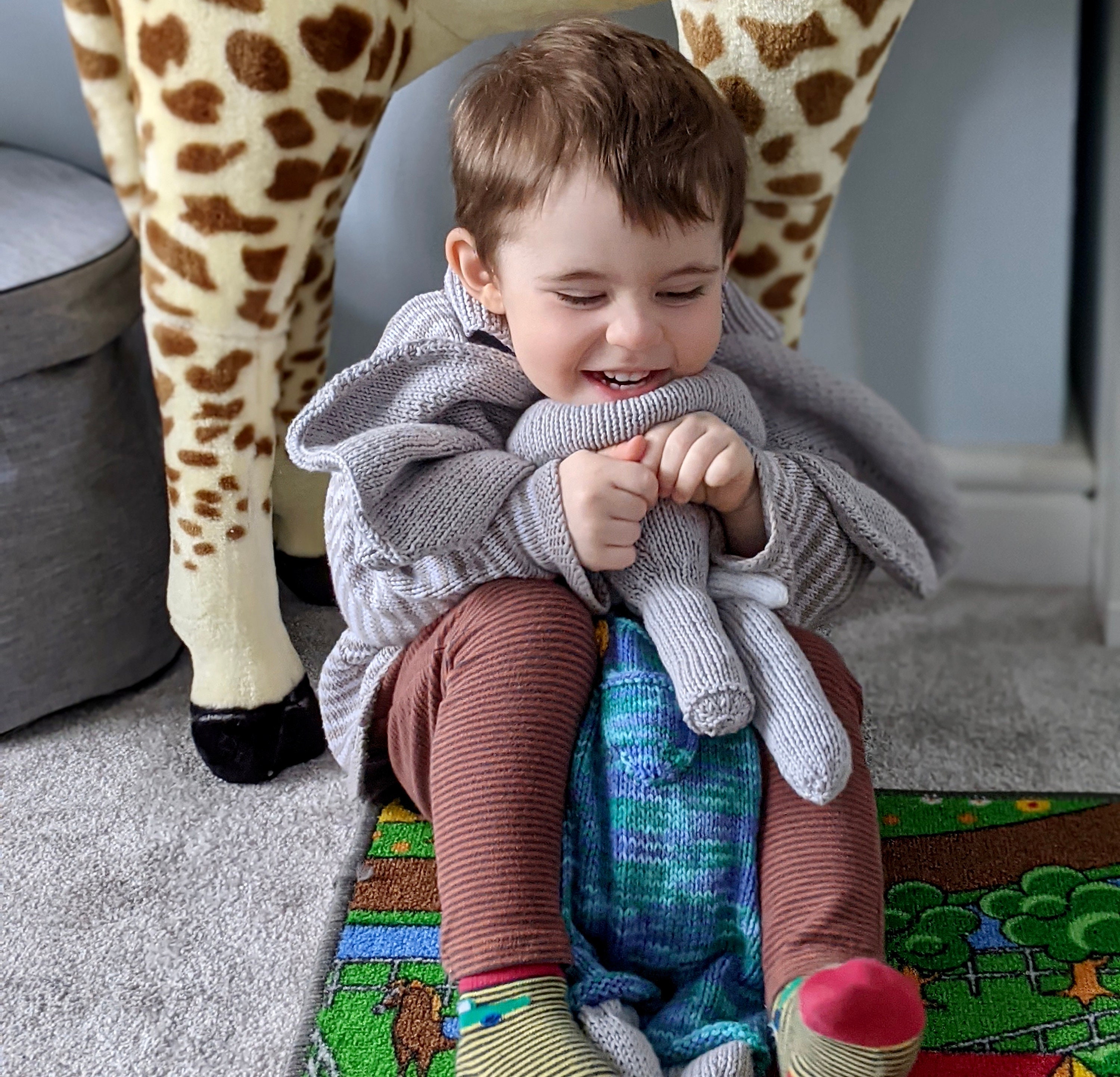 Edmund Elephant DIGITAL KNITTING PATTERN Cuddly Knitted | Etsy