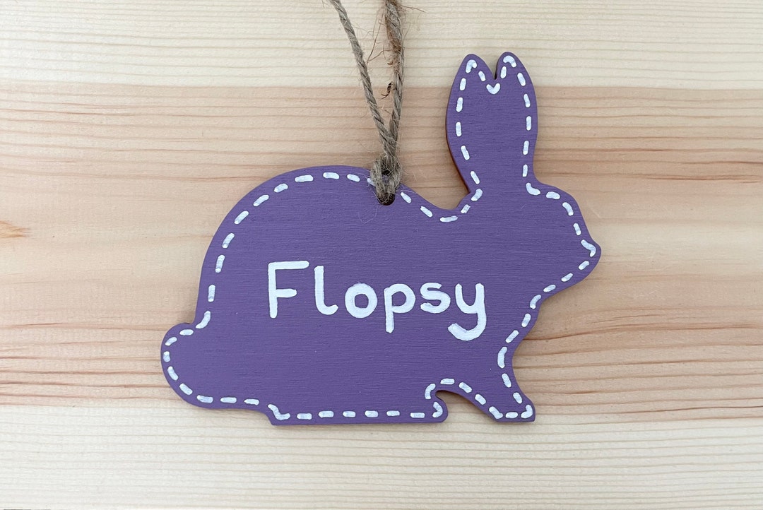 Rabbit Name Sign for Outdoors, Personalised Rabbit Name Plaque, Bunny ...