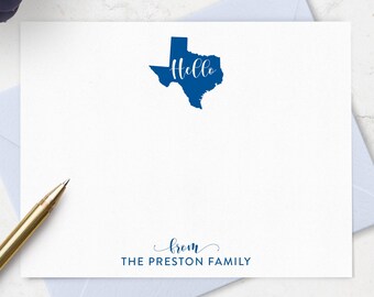 Texas Note Card - Etsy