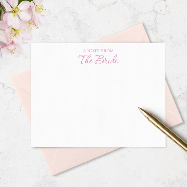 Note to the Bride - Etsy