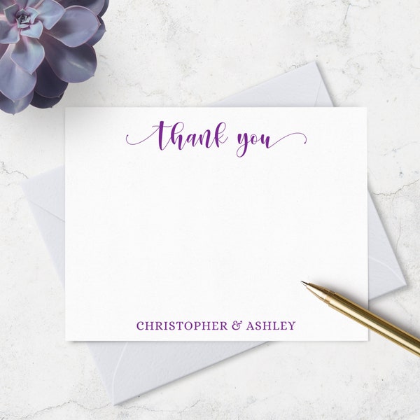 Personalized Thank You Cards - Etsy