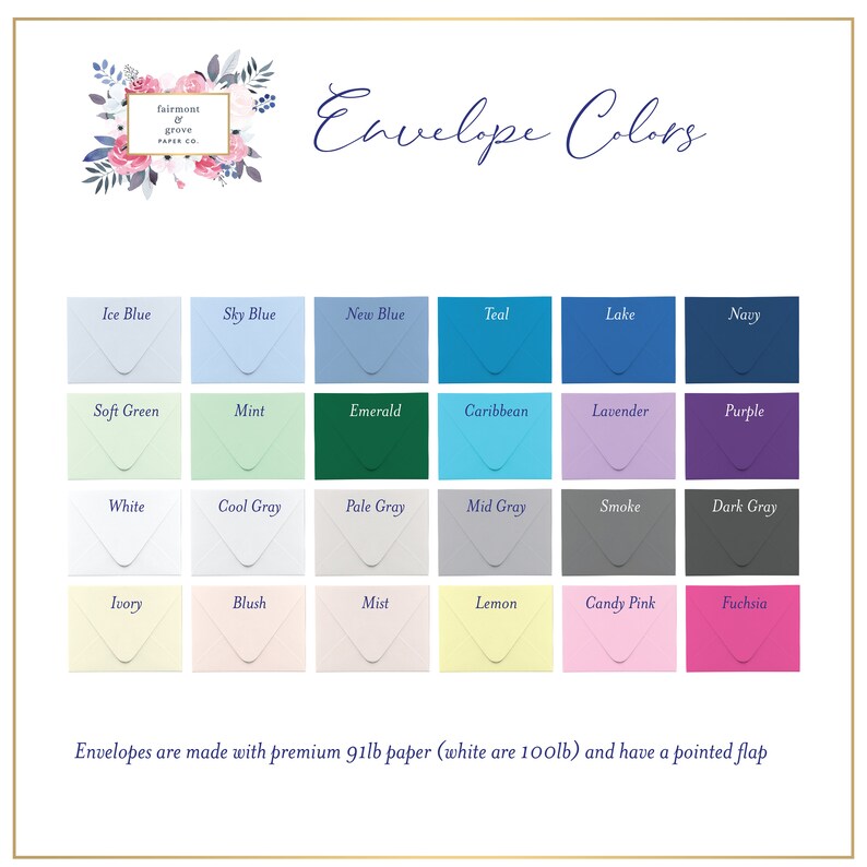 Folded Note Cards With 3 Letter Monogram Personalized Fold - Etsy