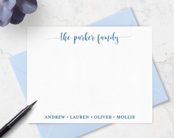 Personalized Family Notepad Lined or Unlined 50 or 100 Sheets, Tear off ...