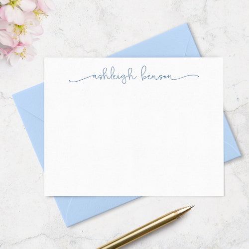 A Note From Personalized Stationery Name Stationary - Etsy