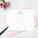 Personalized Note Cards & Envelope Set, Custom Stationery With Name in ...