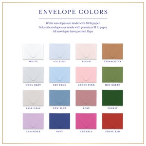 Blue Chinoiserie Double Sided Note Cards With Name on Front and Pattern ...