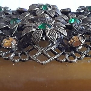 Vintage Art Deco Max Neiger Czechoslovakian Brooch. Rectangular ...