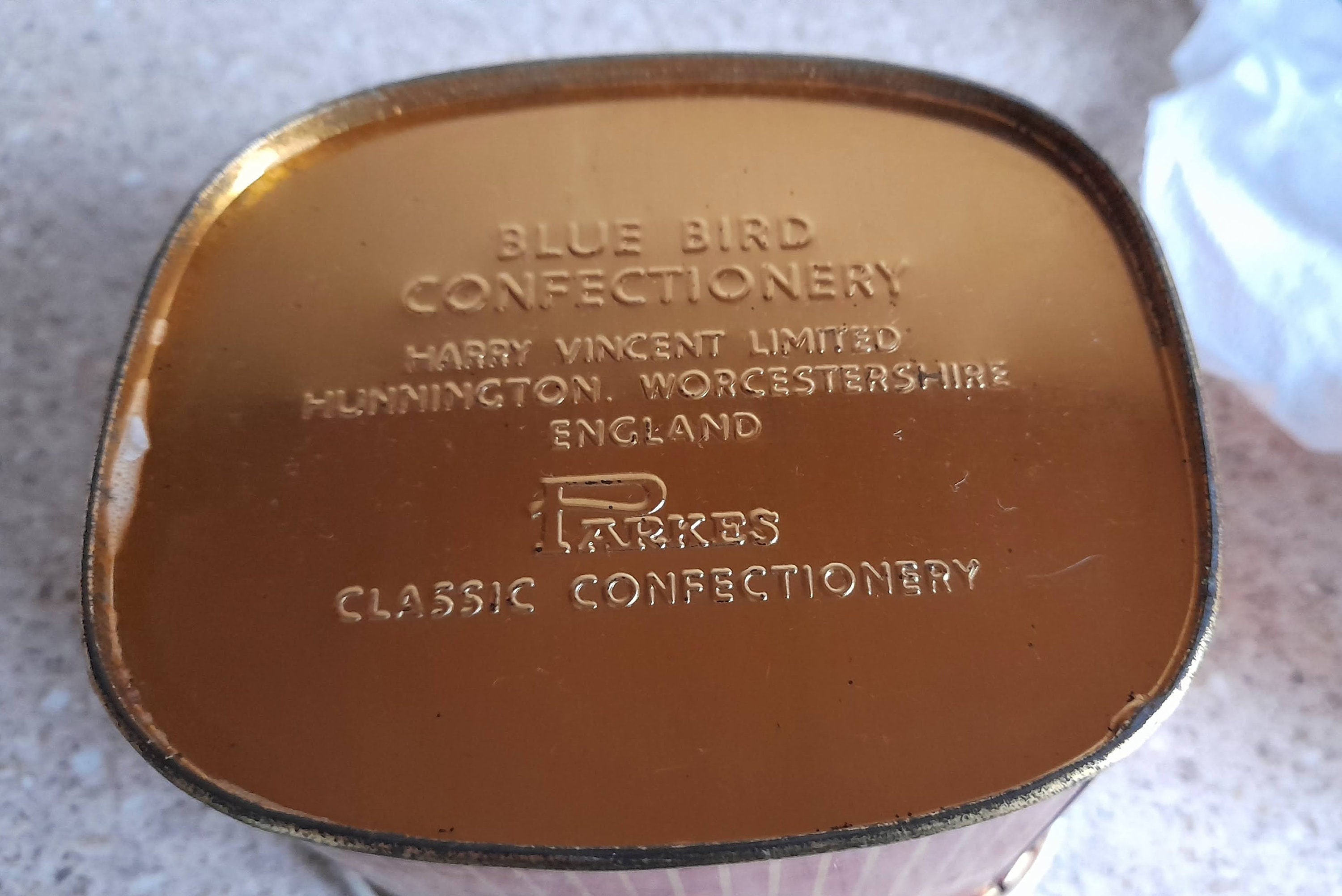 Vintage Blue Bird Toffee Confectionery Tin ~harry Vincent Ltd. ~ Autumn ...