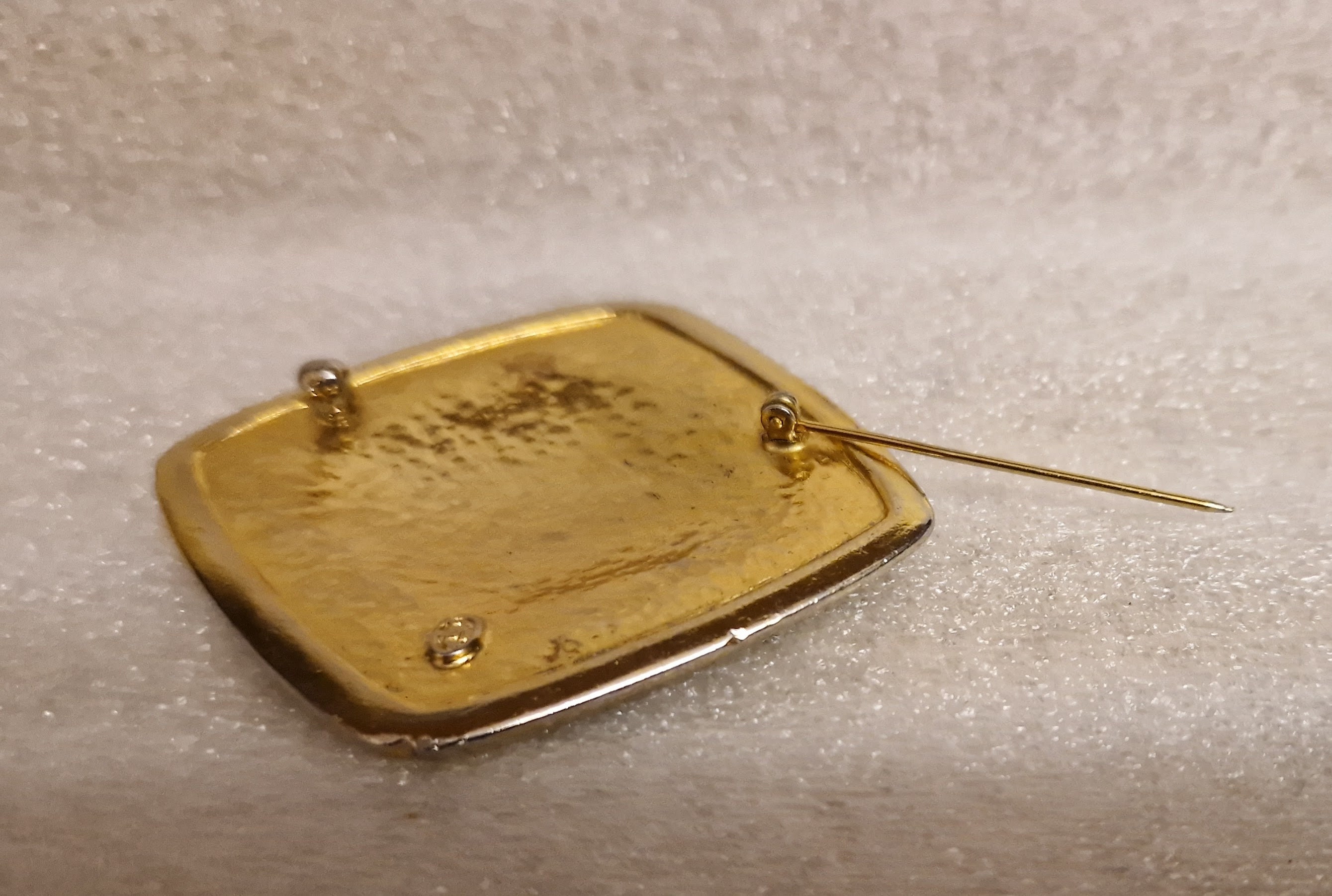 Rare Vintage BERGDORF GOODMAN BG Gold Tone/silver Tone Ornate Brooch ...