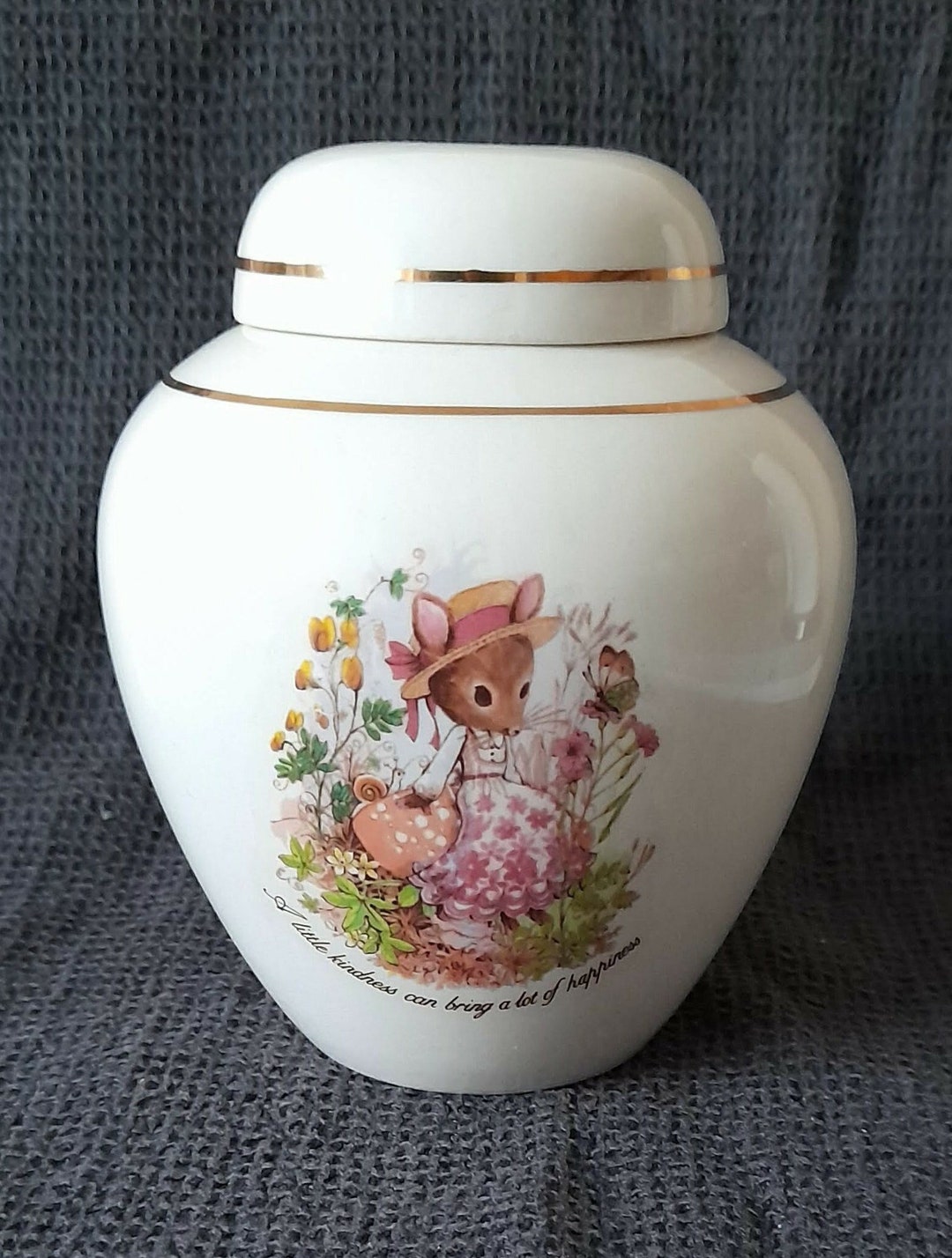 Vintage Crown Devon S.fielding Ginger Jar A Little Friendship' Childs ...