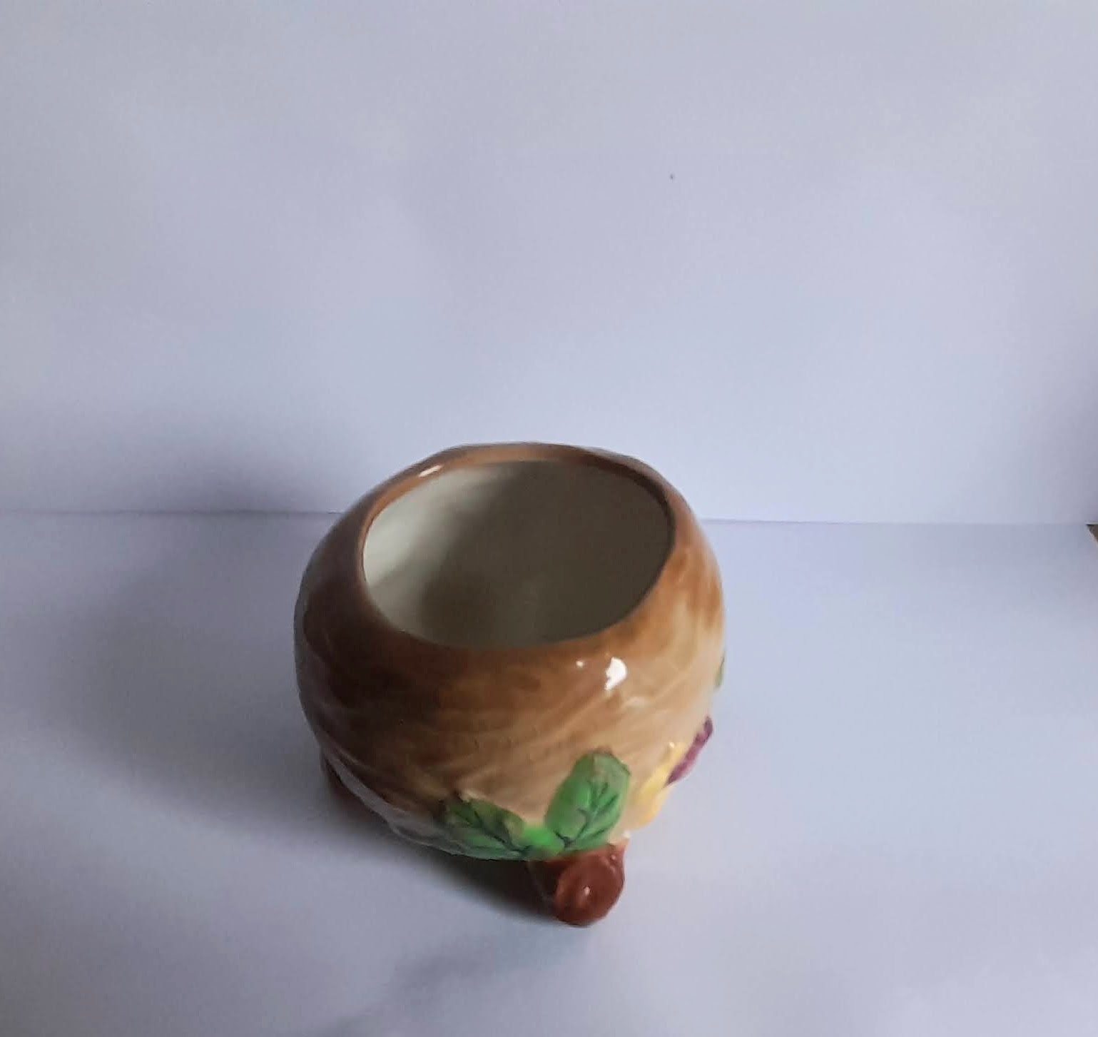 Rare WEETMAN Pottery W.F. Eng Decorative Pot Bowl Raised Stylized ...