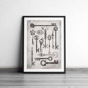 The Keys of Keyhouse – A3 Art Print - Etsy