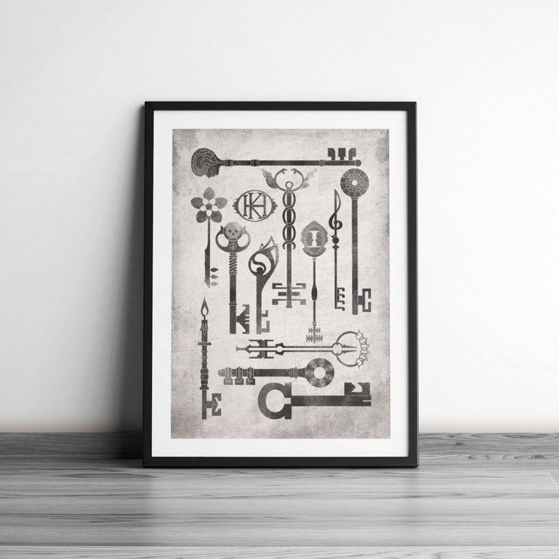 The Keys of Keyhouse – A3 Art Print - Etsy UK