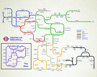 Tube Map | Etsy
